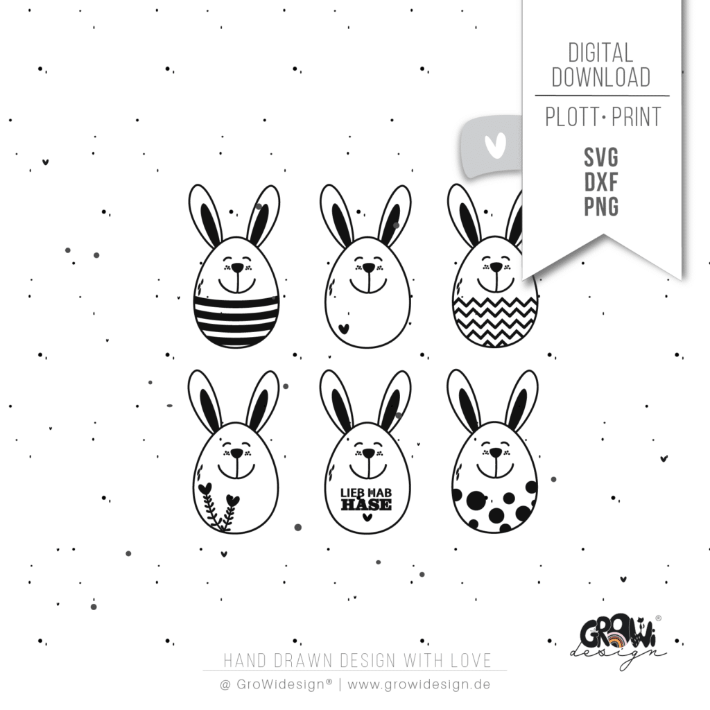 Osterhasen Plotterdatei